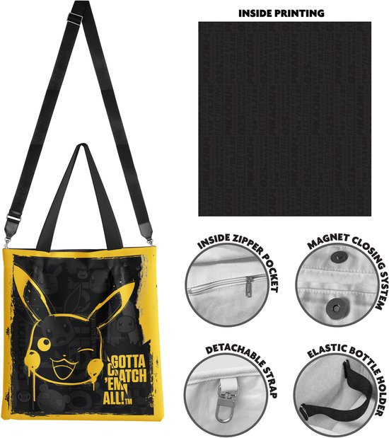 POKEMON - Pikachu - Limited Edition Premium Tote Bag 40x36cm | bol