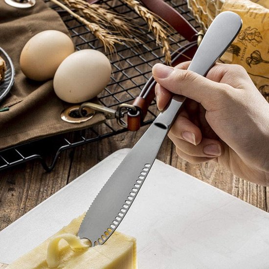 Professionele Botermessen 2 stuks - Roestvrijstalen Botermes met ...