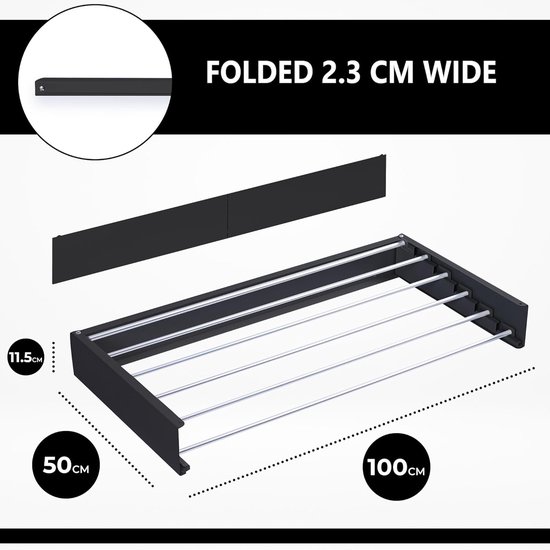 MKSS® Wanddroogrek - Droogrek Inklapbaar - Wasrek - Droogtoren ...