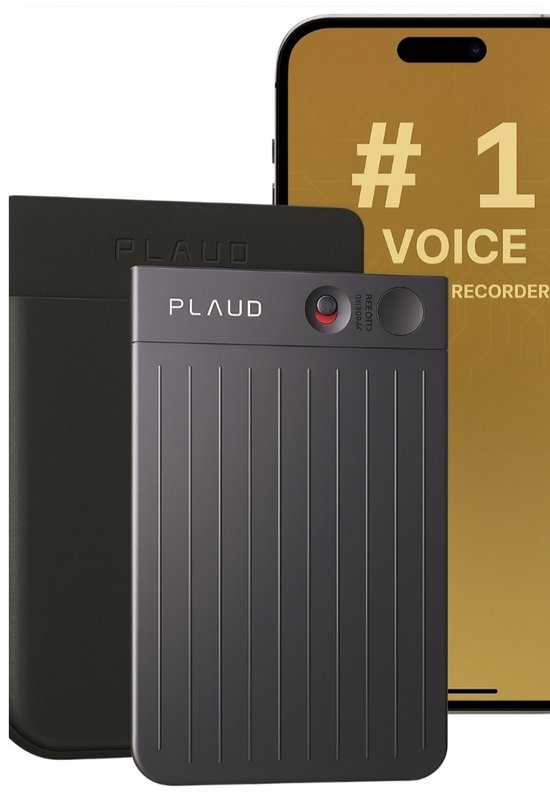 PLAUD Digitale AI-spraakrecorder met Beschermhoes - AI-spraakrecorder ...