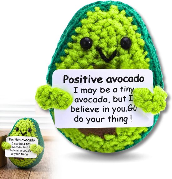 Avocado Doll - Pocket Hug Avocado - Creatieve Breiwol Avocado Populaire ...
