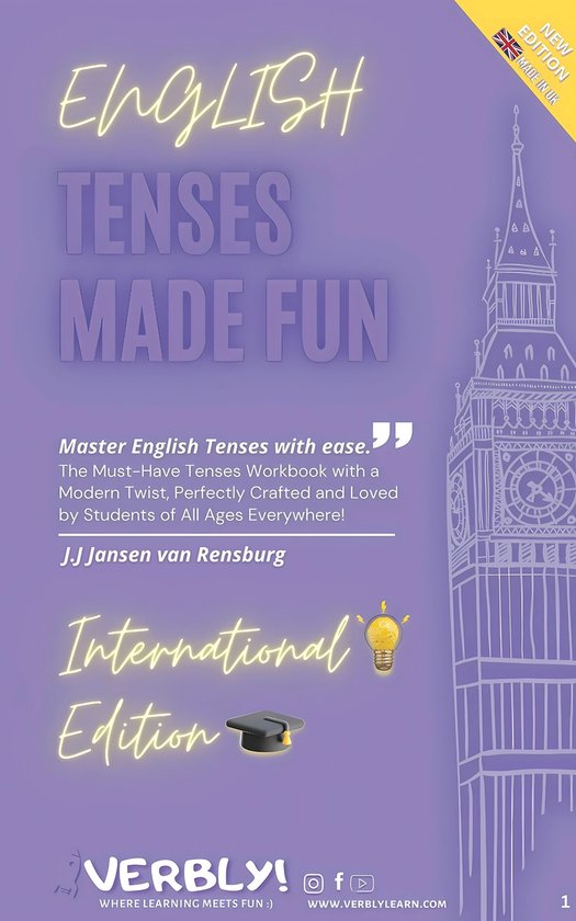 English Tenses Made Fun (ebook), J.J Jansen van Rensburg | 9781834920351 | Boeken | bol