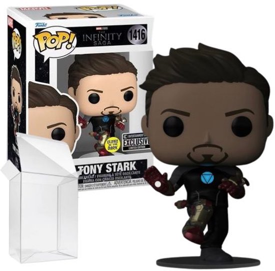 Funko Pop! Iron Man: Tony Stark #1416 - EE Exclusive GITD | bol