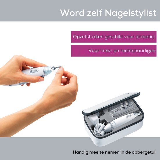 Beurer MP 62 Elektrische nagelvijl - Manicure & Pedicure Set ...