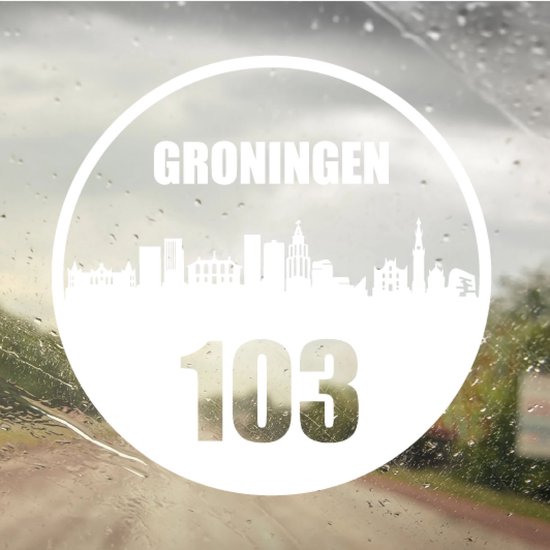 Groningen sticker met eigen huisnummer | bol