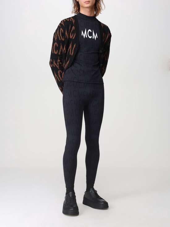 MCM Logo Knit Cardigan - Black | bol