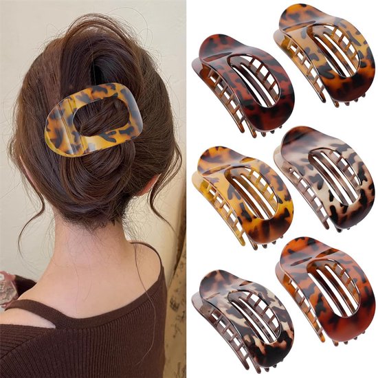 Haarspeld - 4 stuks - Haar Accessoire - Haarclip - Gebogen Platte Clips ...