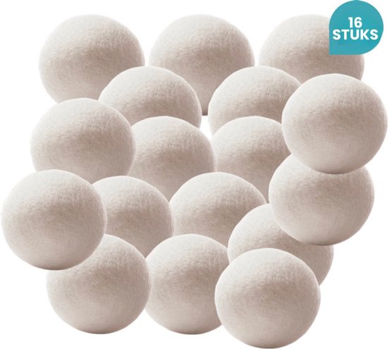 BeautyFit® - Drogerballen 16 stuks - Droogballen voor wasdrogers en ...
