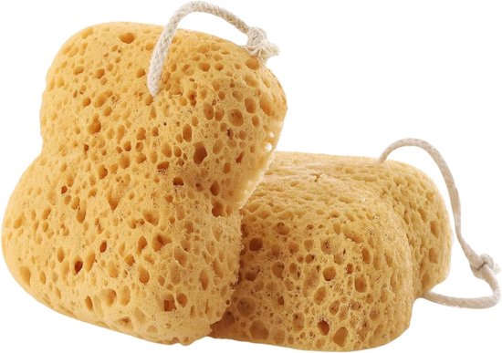 2 stuks Grote Douche Spons Voor Zachte Exfoliatie, Poreus En ...