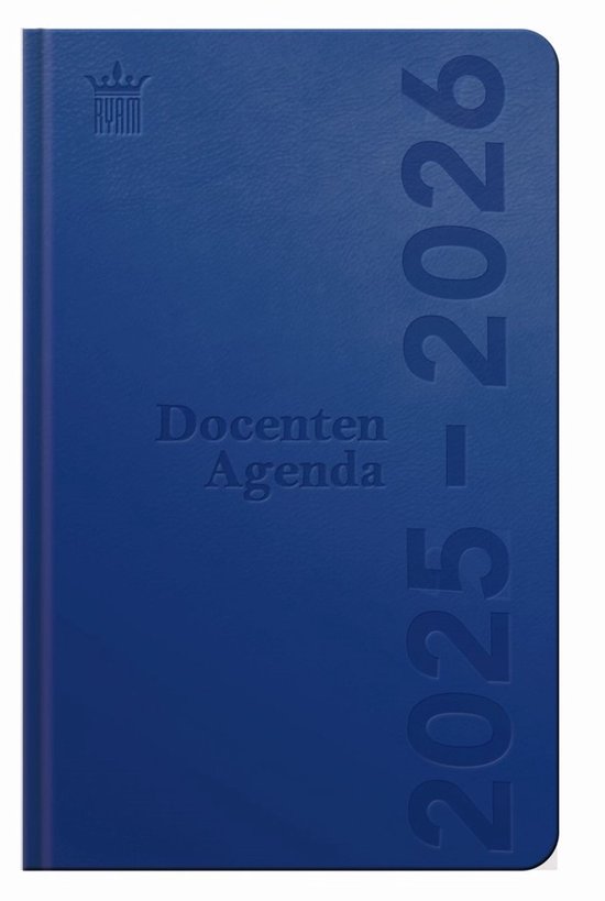Ryam Docenten agenda DeLuxe 2025/2026 - Blauw - 12x 19 cm ...