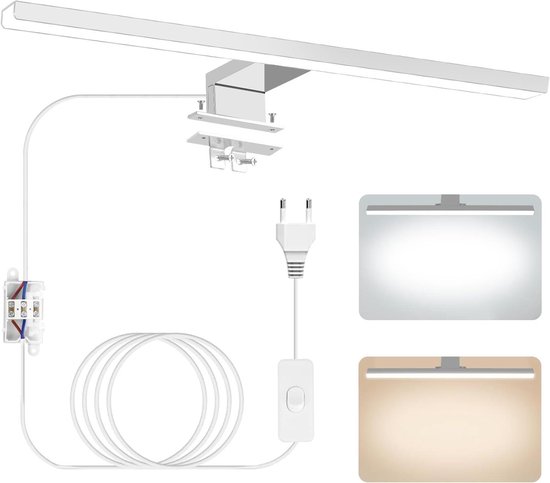 Moderne badkamer LED spiegellamp 4000K 6000K two-tone temperatuur 40cm ...