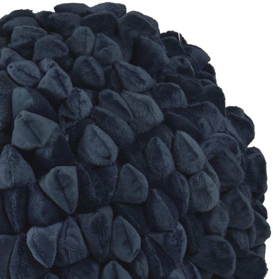 Kussen bal Pebble Midnight blue 31cm | bol