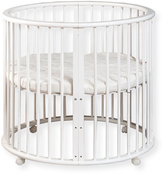 Buxibo – Baby Box – Ronde Houten Speelbox – Playpen – Inclusief Matras ...