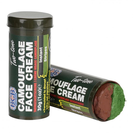 BCB camo - stick 2 kleuren 30 gr. Bruin/Groen | bol