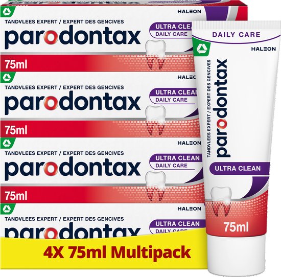 Parodontax Ultra Clean - Tandpasta - Dagelijkse verzorging - Tegen ...