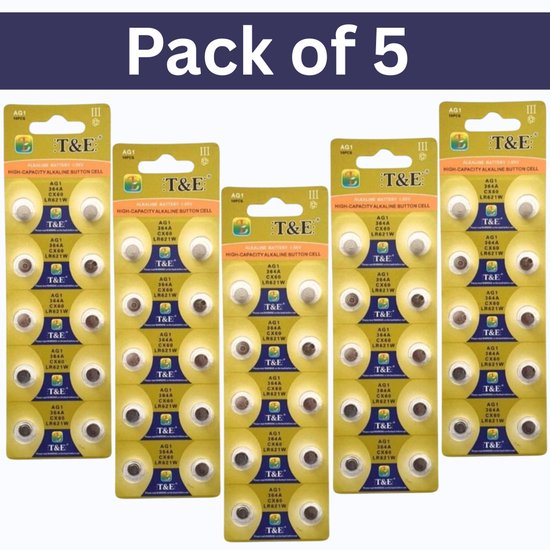 100 stuks Camelion SR60W, SR621SW, 364, AG1, LR621 zilveroxide ...