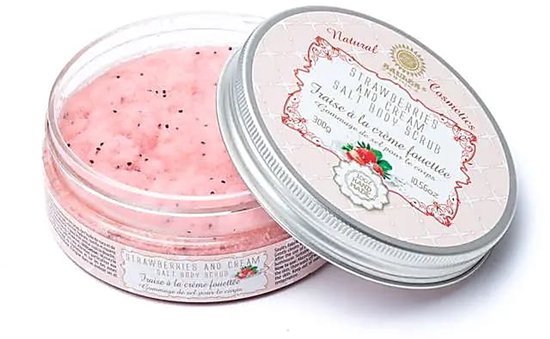 Zeezout body scrub aardbeien met slagroom | bol