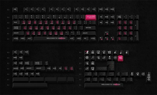 Keycaps - Wukds Stranger Things Hawkins PBT - 172 Keys | bol