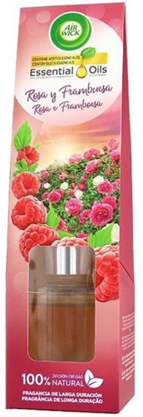 Air Wick - Life Scents - Geurstokjes - Rose & Raspberry - 40 ml | bol
