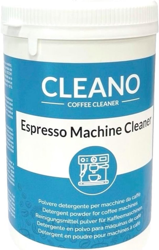CLEANO Espresso Machine Cleaner - Verwijdert vet en afzettingen - 900 g ...