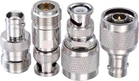 JGS Premium - N Type naar BNC Connector Kit voor WiFi Antenne - RF Coaxiale Connector... | bol