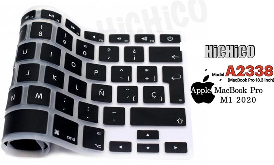 Qwerty toetsenbordbescherming voor MacBook Pro 13 inch 2020 – A2238 | bol