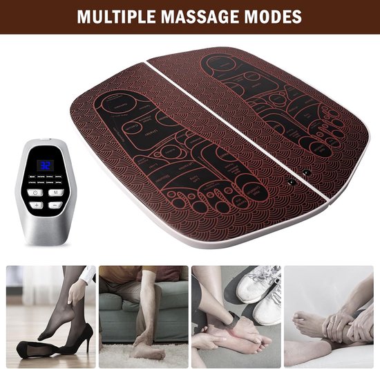 Voetmassage apparaat - Neuropathie voeten massage - Tens apparaat - 8 ...