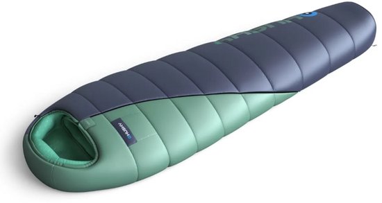 Husky mummyslaapzak Espace Blue - Mint -5°C - 210 x 85 cm - Blauw | bol
