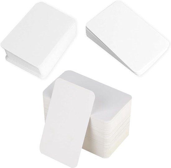 Blank Cards voor Zelfontwerpen - H200 Flashcards - Kleine Moderation ...