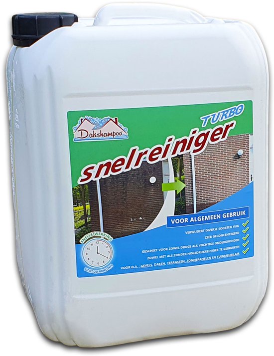 DAKSHAMPOO® Snelreiniger - Dak, gevel, terrasreiniger - 10 l | bol
