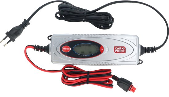 Carpoint BX-1D Acculader 12V - Volautomatisch - Oplaadcyclus in 7 ...