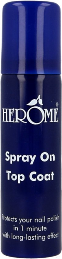 Herome Spray On Top Coat - Beschermde en Droge Nagels in 1 minuut ...