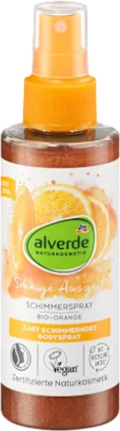 Alverde Naturkosmetik Shimmer Body Spray - Sonnige Auszeit | 1x 150ml ...