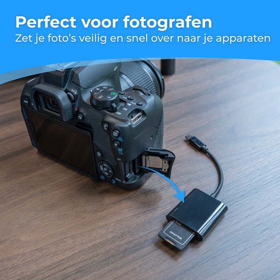 Nuvance SD Kaart Lezer - SD Kaartlezer USB C - Card Reader - Incl. Usb ...