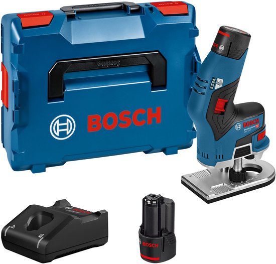 Bosch Professional - Accu kantenfreesmachine GKF 12V-8 2x 3,0 Ah ...