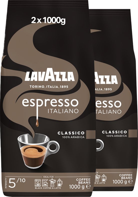 Lavazza Espresso Italiano Classico Koffiebonen - 100% Arabica Koffie ...