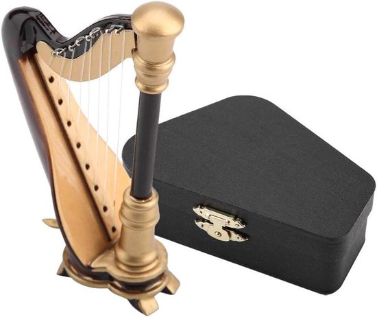 Allecto plus - Miniatuur houten harp instrument - Met geschenkdoos ...