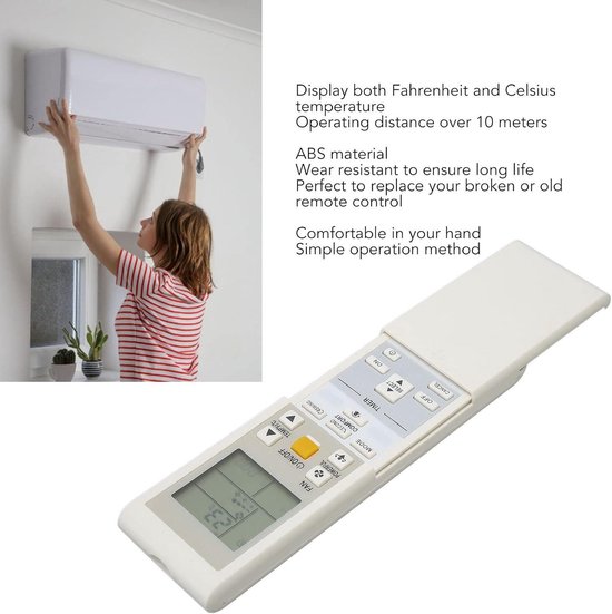 Allecto Plus - Afstandsbediening Airconditioner voor diverse modellen - Eenvoudig in... | bol