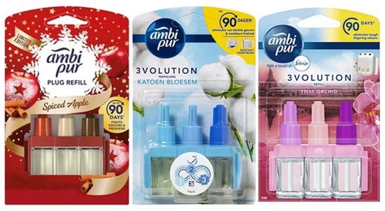 Ambi Pur 3Volution Navullingen - Mix - 3 Stuks | bol