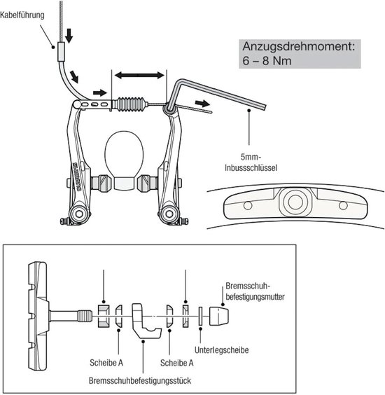 Universele Remblokjes - Remblokken - Remschoen - Rubber - Set 2 Stuks ...