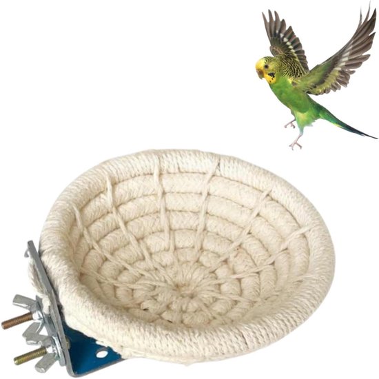 Bird House Cotton Rope Bird Nest Handmade Bird Nest Parrot Nest Warm ...