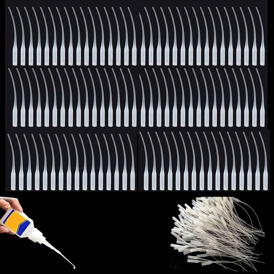 Allecto Plus - Micro Tips voor Secondelijm - Lijm Applicator met Plastic Extender -... | bol