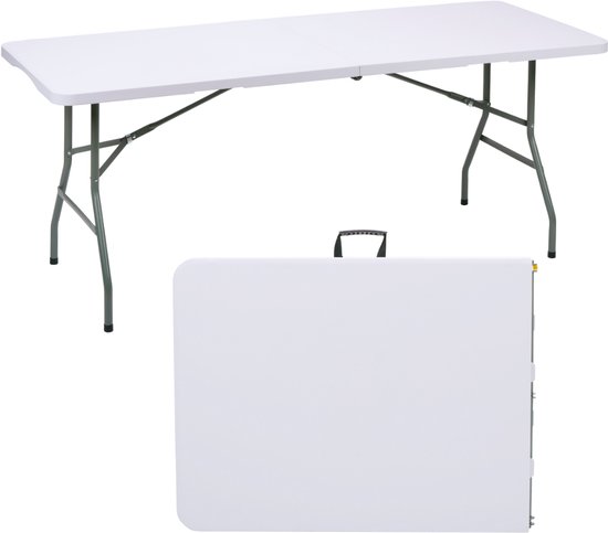 Opvouwbare Tafel Inklapbare Tafel 180x70x74 cm - Klaptafel met ...