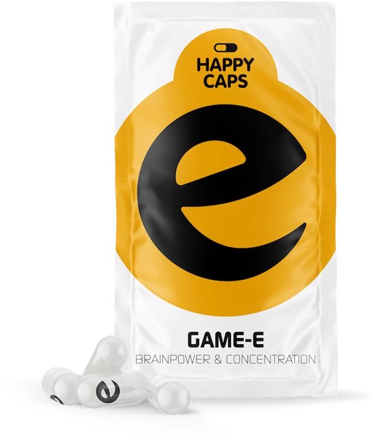 Happy-Caps GAME-E | 4-capsules | focus en strategie | sharpen your play ...