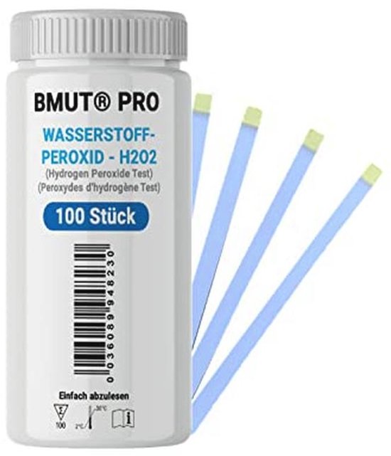 Waterstofperoxide Teststrips - 100 Stuks voor H2O2 Concentratie Meten ...