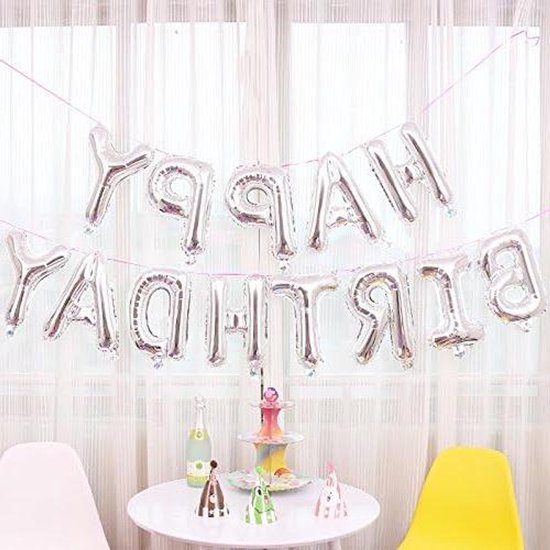Allecta - Folie ballonnen set Happy Birthday versiering voor ...