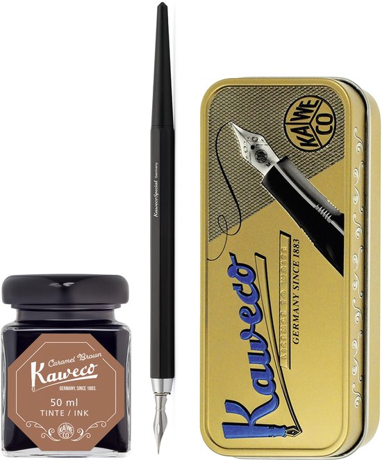 Kaweco - Fountain Pen - Special Dip Pen Black - in vintage blik - Potje ...