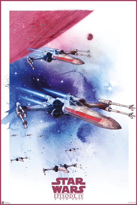 Nifty Star Wars Episode IV X-Wing - Maxi Poster - 61x91,5cm | bol