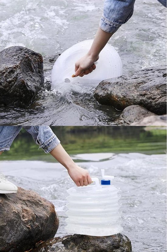 Foldable Water Canisters - Water Dispenser - Camping Folding Canister ...