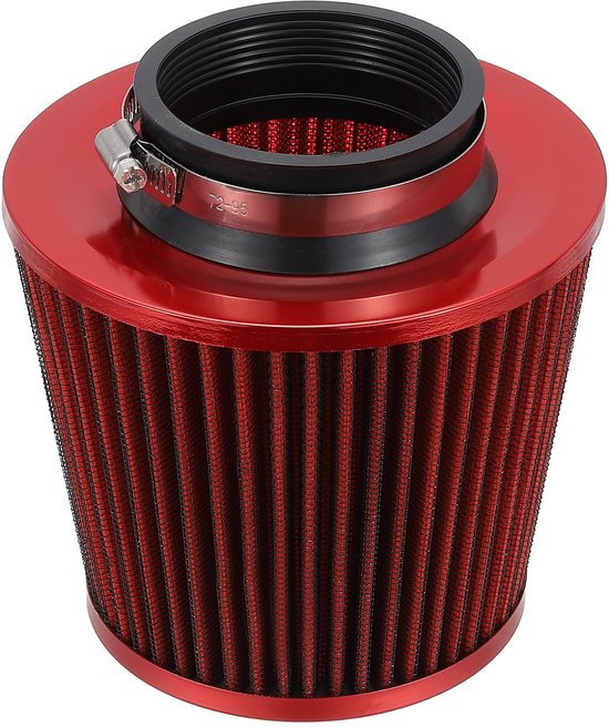 Clamp-on Dry Air Filter 76mm Intake Cold Air Intake Cleaner Cone ...